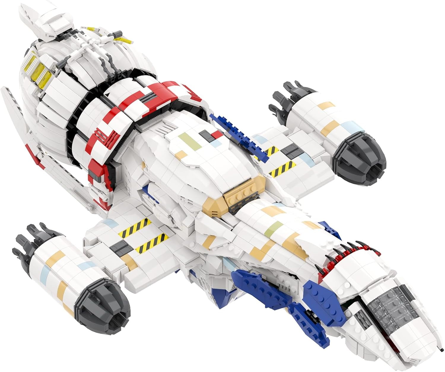 Firefly-Class Serenity Building Kit; Space Wars Spaceship Model Kit ...