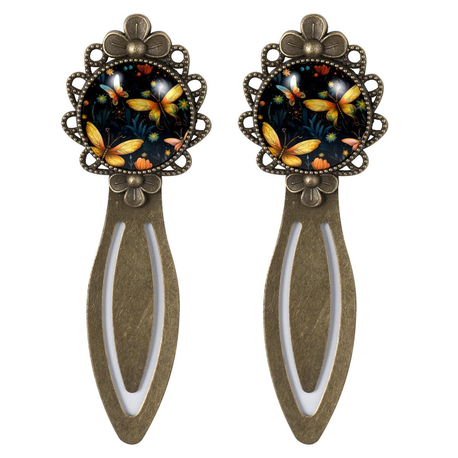 Firefly Elegant Vintage Copper-Colored Lace Bookmarks - Set of 2 ...