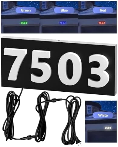 Firefly Gen 2 - Lighted Address Numbers with 911 Alert & Delivery ...