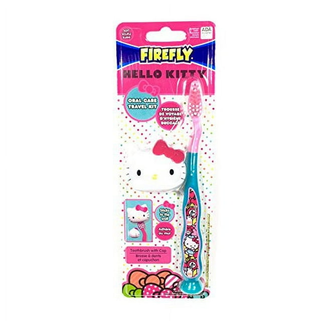 Firefly Hello Kitty Toddler Toothbrush, Soft Bristles, Sanrio Kids ...