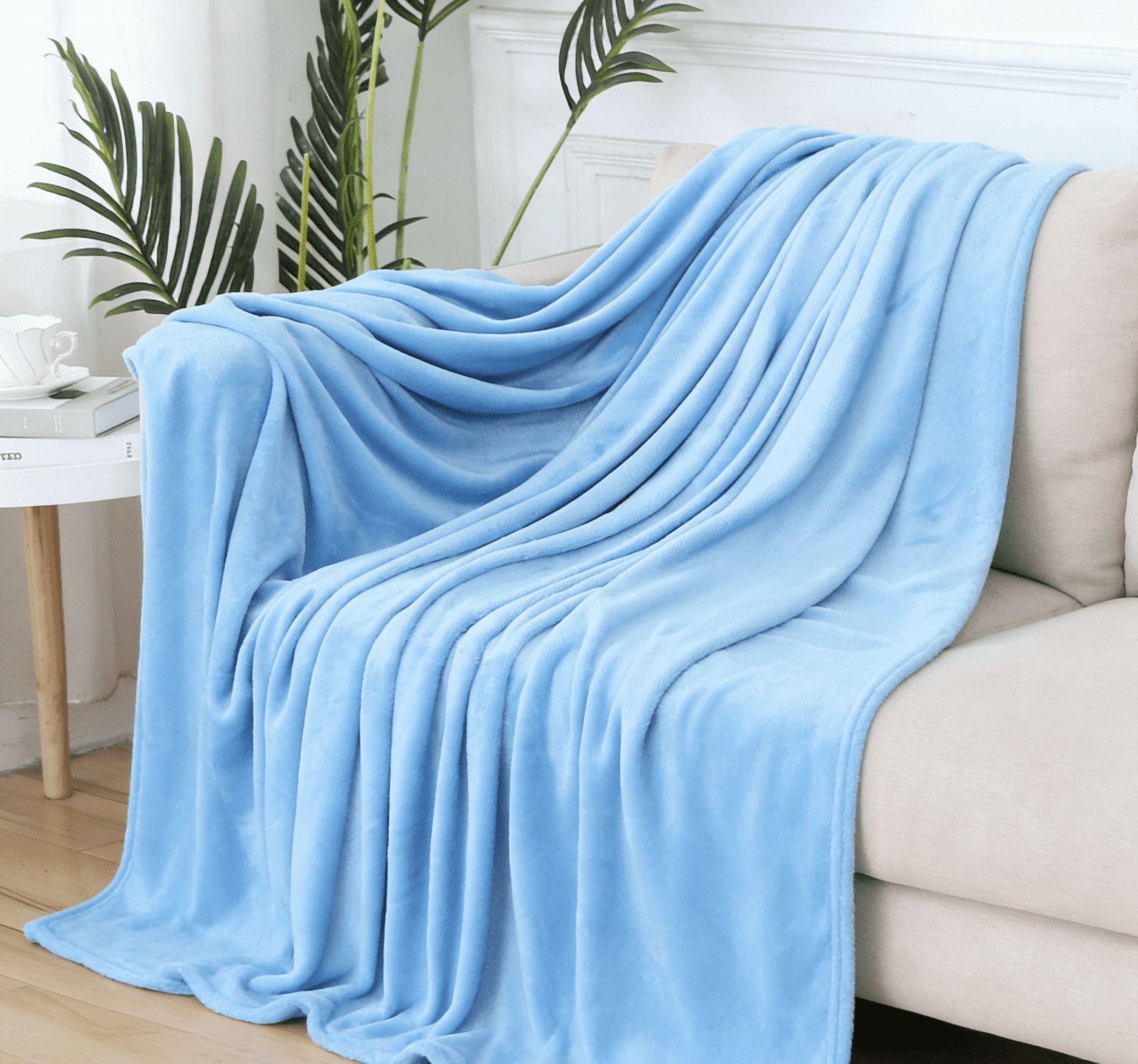 Firefly Hope 1 Piece 78×90" Firefly Hope Shed-Free Flannel Fleece Pet ...