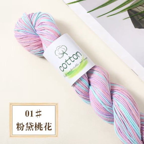 Firefly Hope 1 Roll 50g Color Segment Dyed Soft Cotton Yarnz, Premium ...