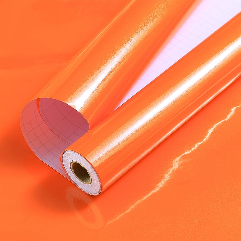 Firefly Hope 1 meter*15.75in Orange Shiny Vinyl Contact Paper ...