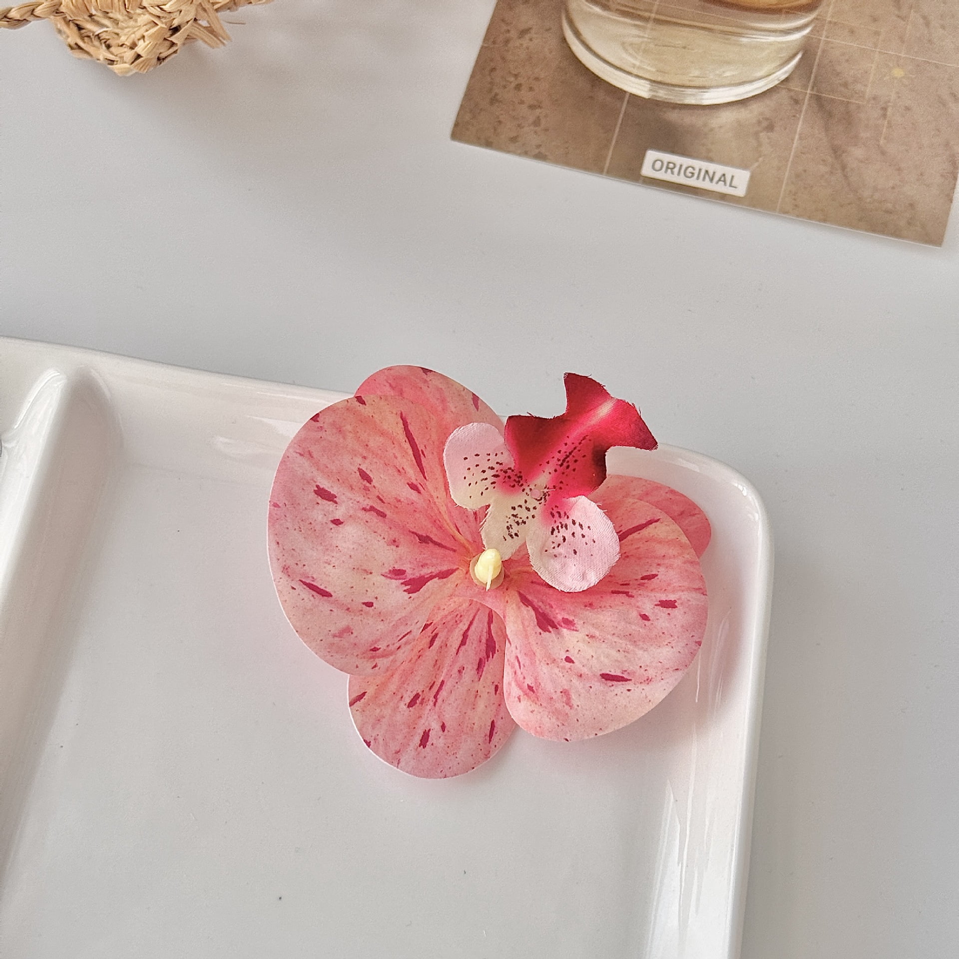 Firefly Hope 10-Pack Luxury Faux Silk Realistic Phalaenopsis Orchid ...