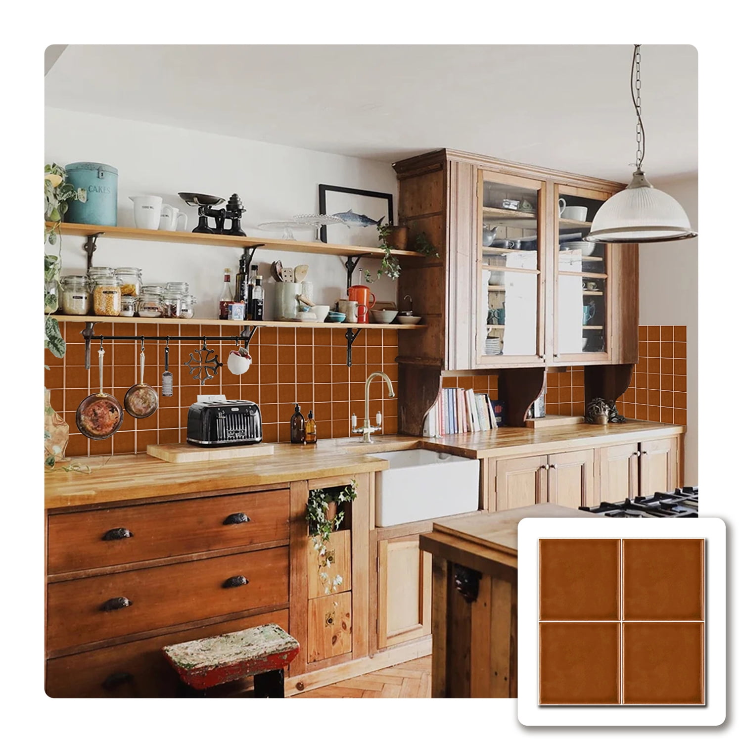 Firefly Hope 10 Pcs 5.9"×5.9" Thicker Peel and Stick Tiles, Removable ...