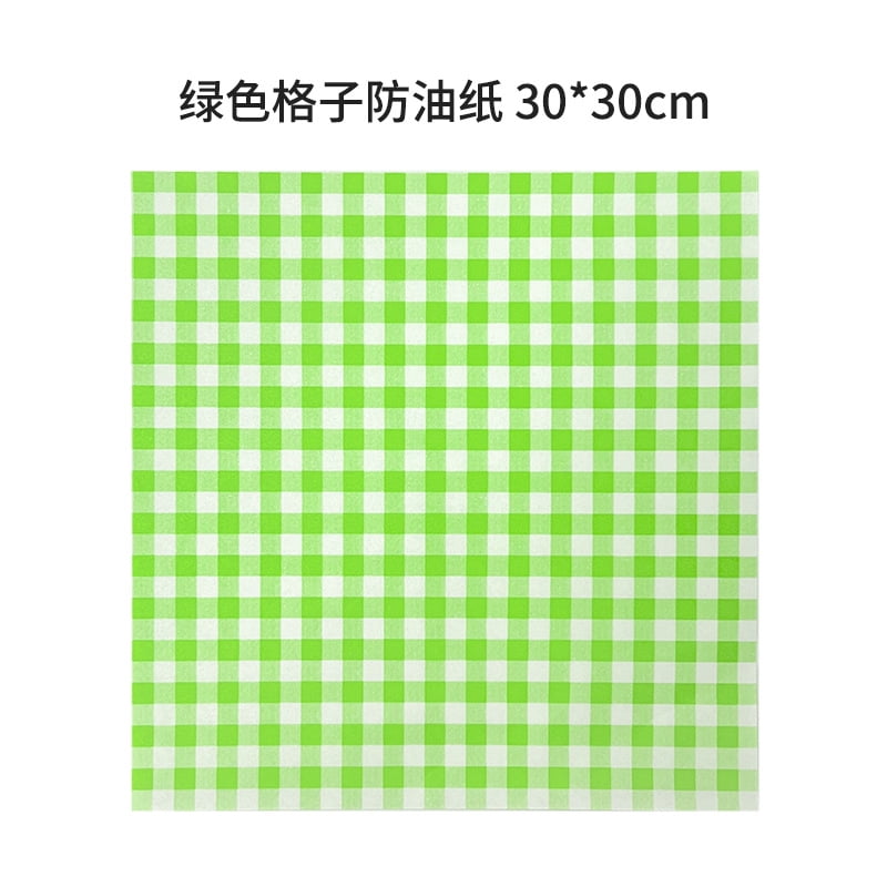 Firefly Hope 100 Sheets 30x30cm Green & White Greaseproof Non-Stick ...