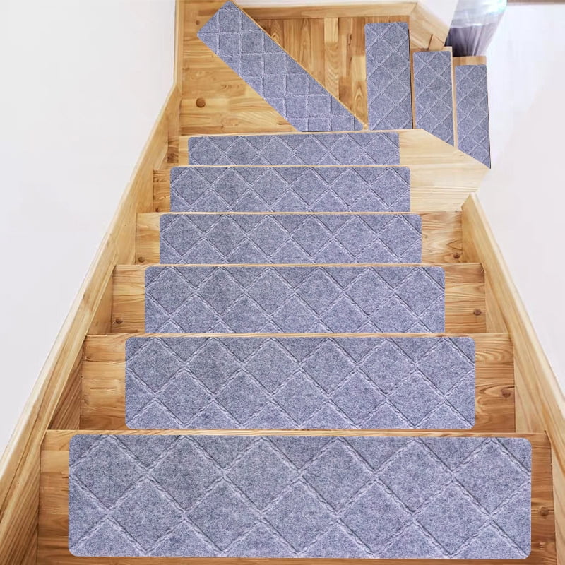 Firefly Hope 15 PCS 8"×30" Non-Slip Indoor Stair Treads Carpet, Anti ...