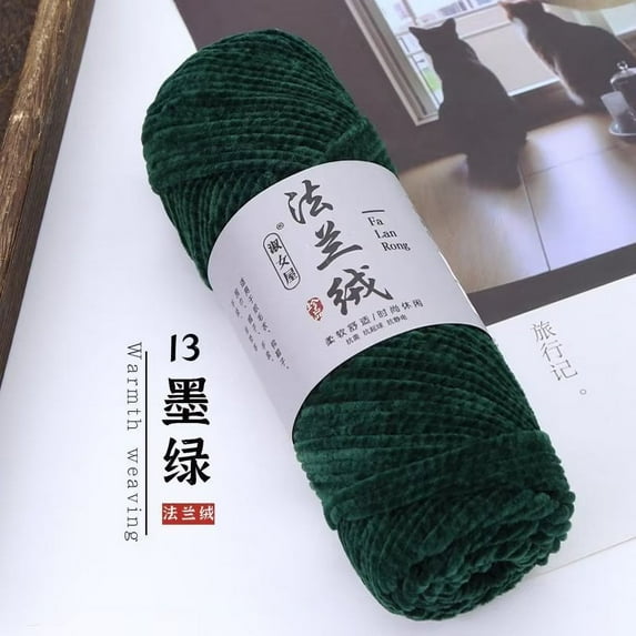 Firefly Hope 150G Lustrous Velvet-Chenille Blend Yarn, Ultra Plush ...