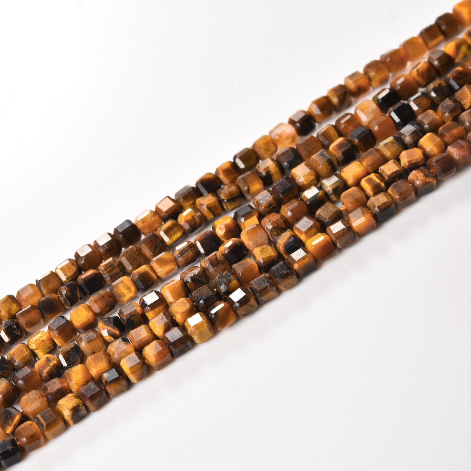 Firefly Hope 158-Piece Approx 2.5mm Natural Stone Faceted Cube Dice ...