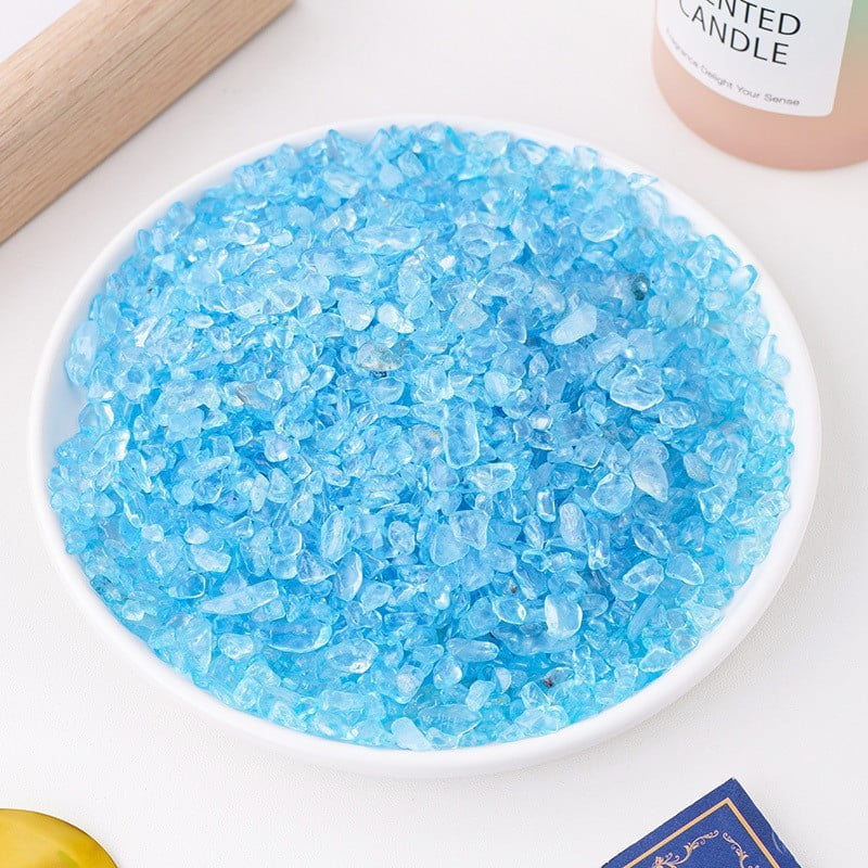 Firefly Hope 2.2 lb 3-5mm Bulk Natural Blue Quartz Tumbled Polished ...