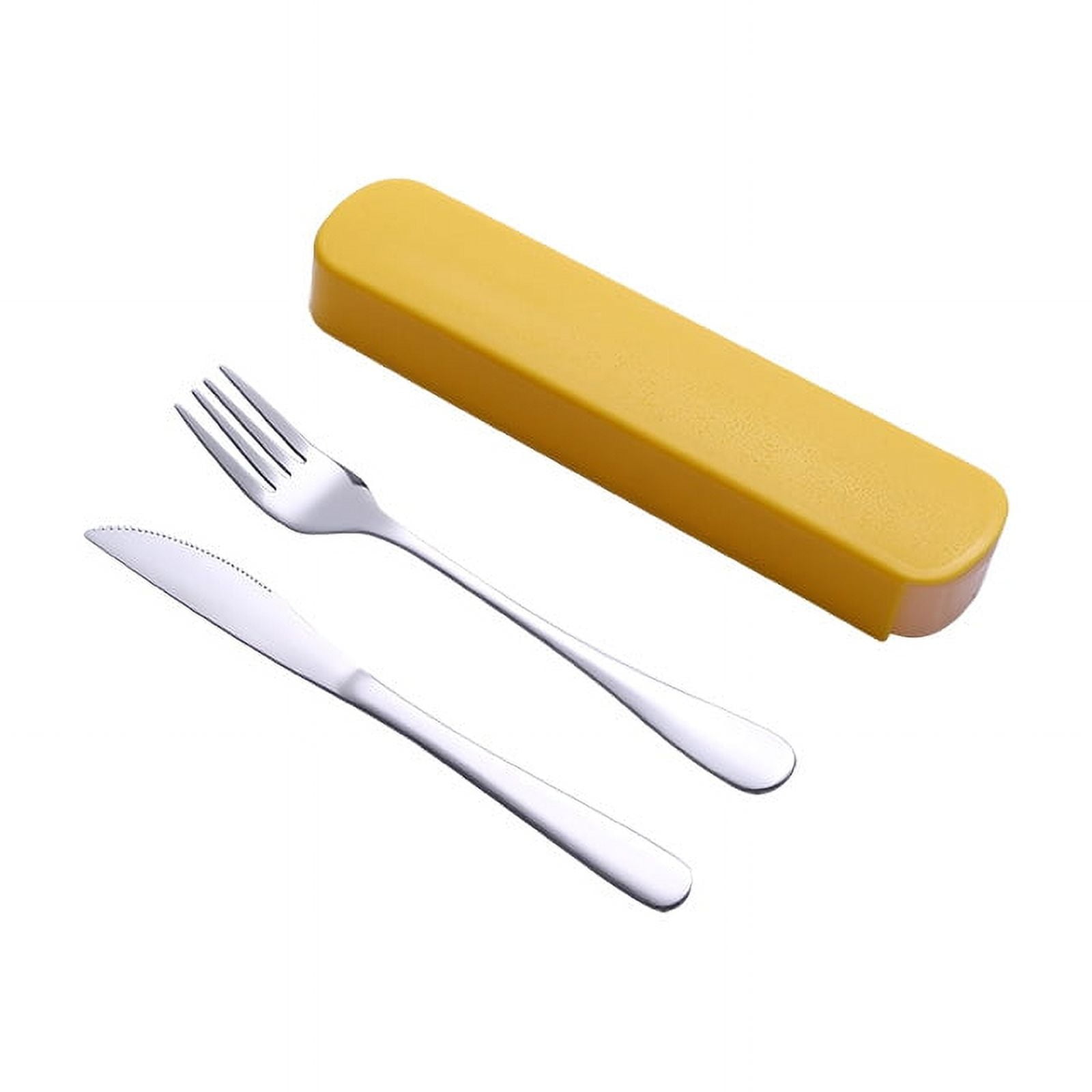 Firefly Hope 2 PCS Reusable Stainless Steel Travel Utensils Set, Knife ...