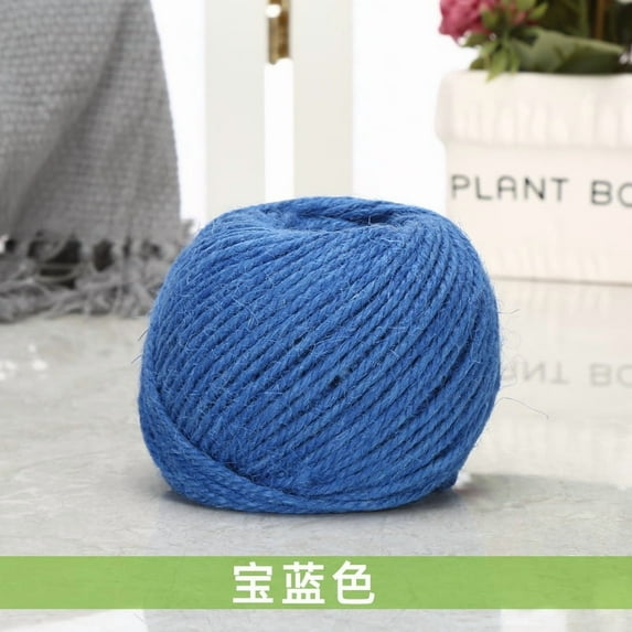 Firefly Hope 2 Rolls Retro Colorful Braided Hemp Rope, 109.36yd x 2mm ...
