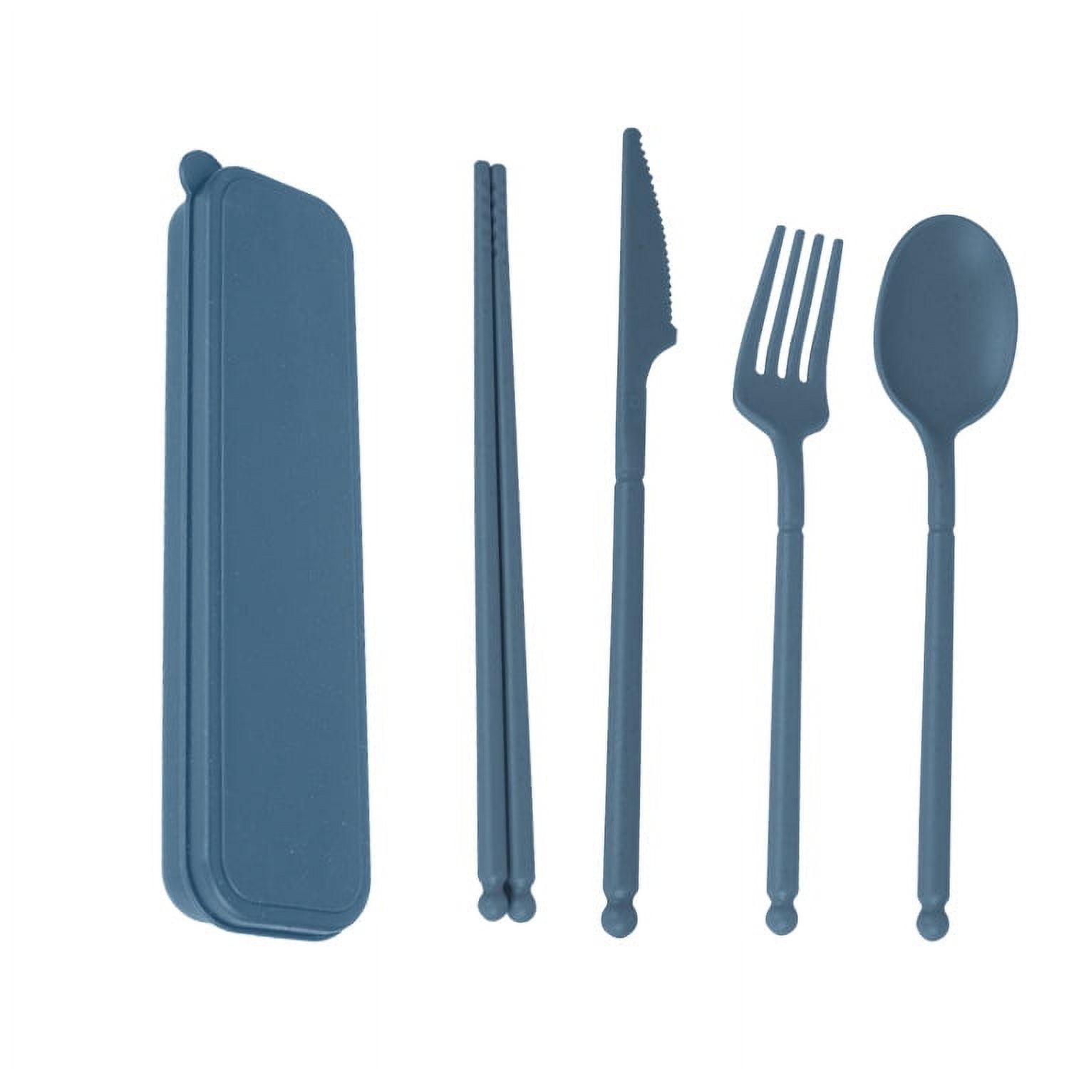 Firefly Hope 2 Set Reusable Wheat Straw Portable Cutlery, Knife, Fork ...