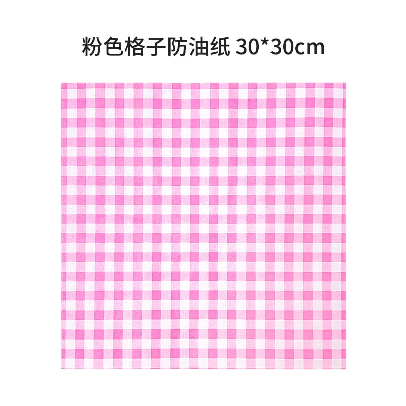 Firefly Hope 200 Sheets 30x30cm Pink & White Greaseproof Non-Stick ...