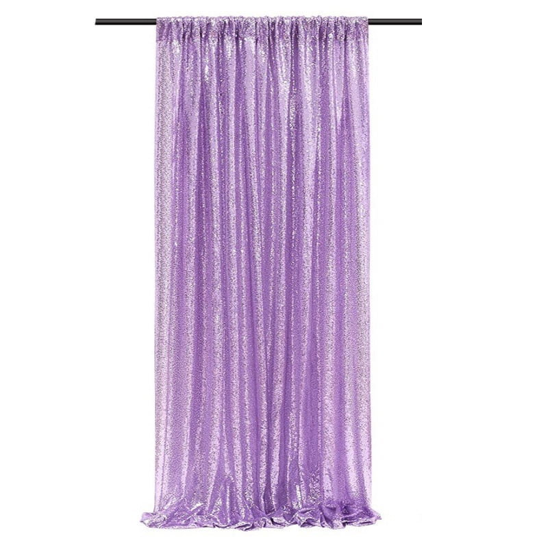 Firefly Hope 23.6"W x 118.1"H Shimmering Light Purple Sequin Backdrop 1 ...
