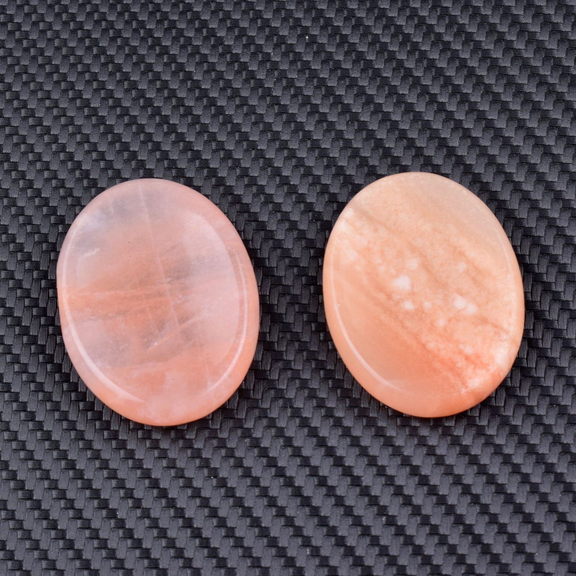 Firefly Hope 2PCS Hand Carved Thumb Worry Stone, Natural Healing ...