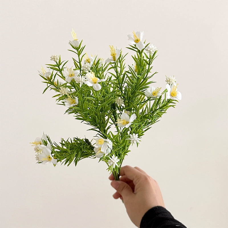 Firefly Hope 3 Bouquet 7-Fork Realistic Faux Silk Starry Sky Artificial ...