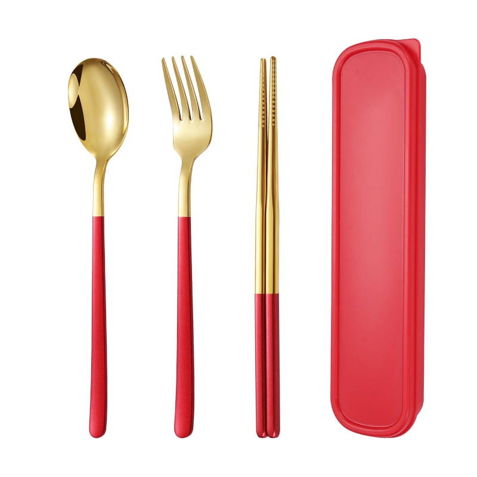 Firefly Hope 4pcs Stainless Steel Food-Grade Cutlery Set, Durable ...
