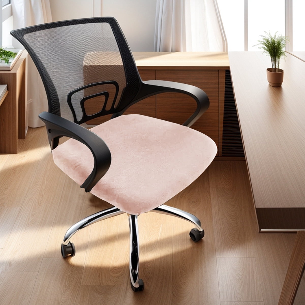 Firefly Hope 6 Piece Fuzz Plush Stretch-Fit Chair Covers, Machine ...