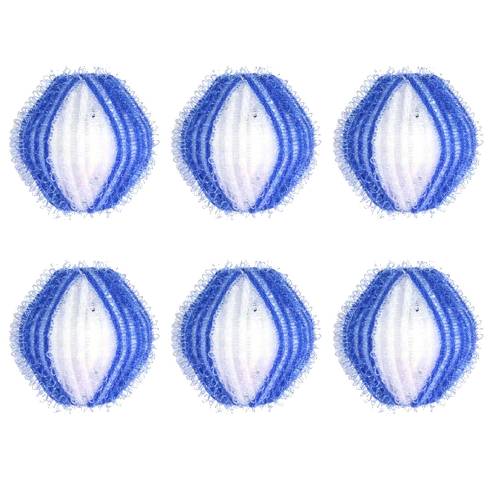 Firefly Hope Dryer Balls 6pc Hair Lint Fluff Grabbing Laundry For ...