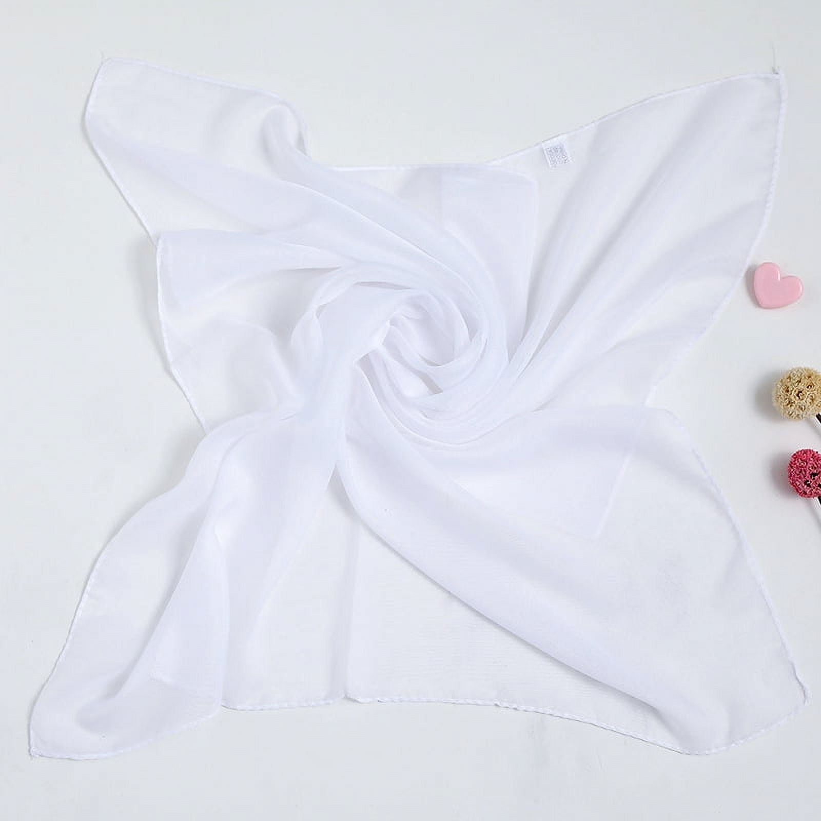 Firefly Hope Elegant Personalized Scarf, Summer Chiffon Solid Color ...