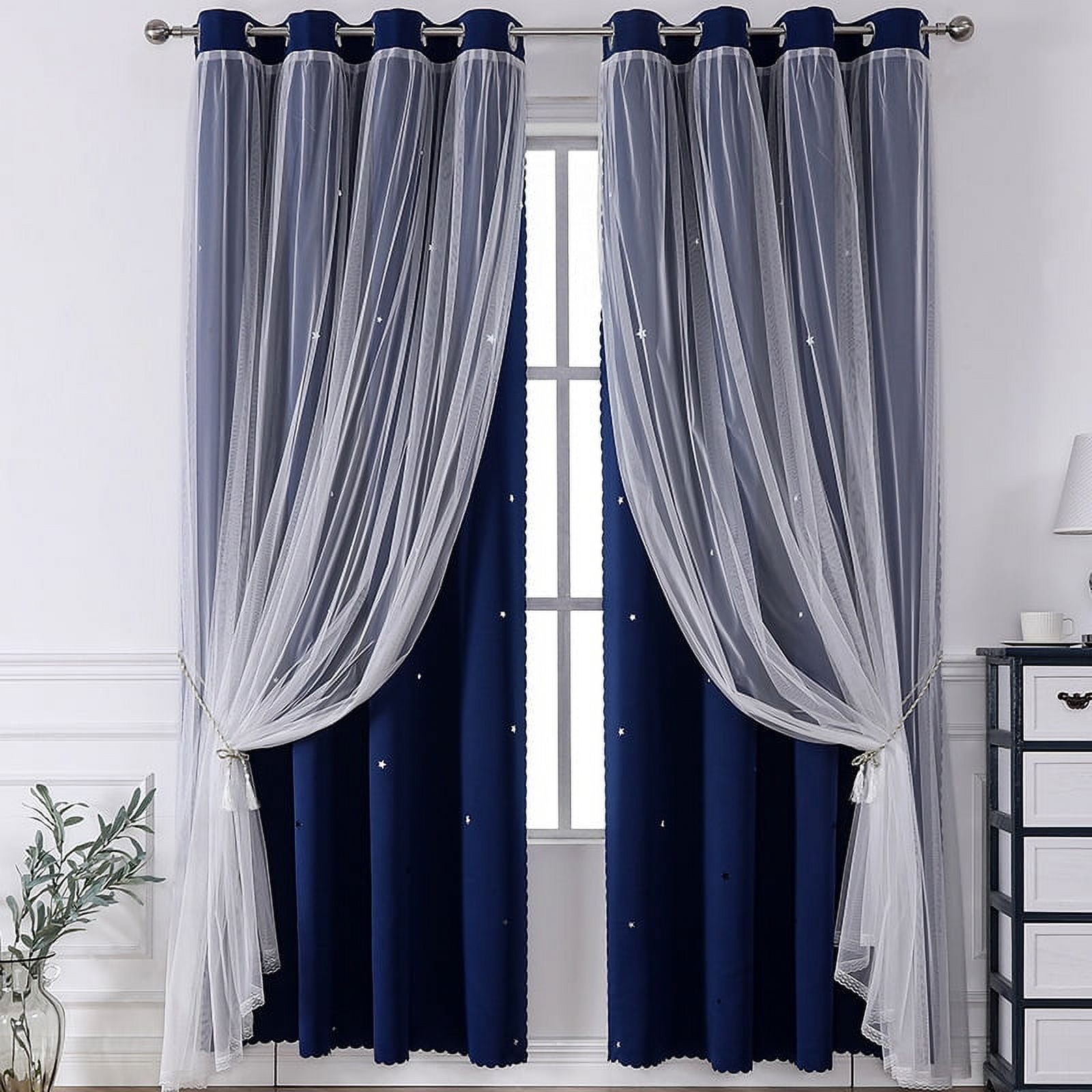 Firefly Hope Minimalist Perforated Shading Curtains, Modern Light ...