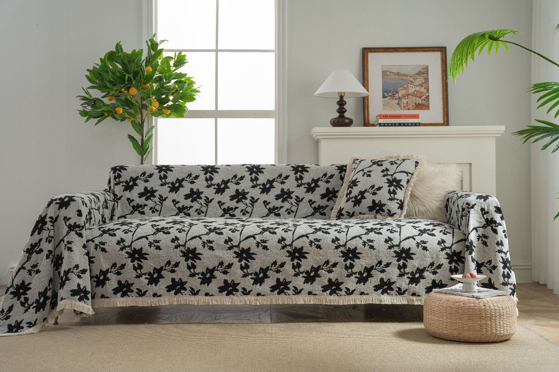Firefly Hope Polyester Couch Cover - Easy Fit Washable Furniture ...