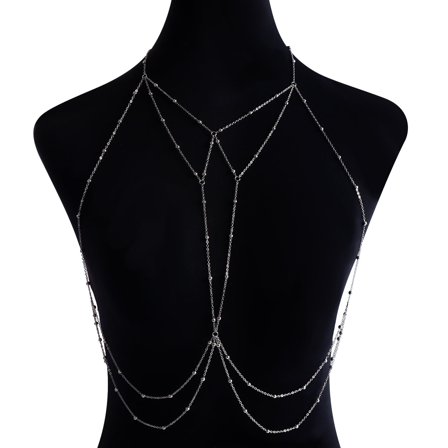 Firefly Hope Women Fashion Layered Body Chains, Rhinestone Belly Waist ...