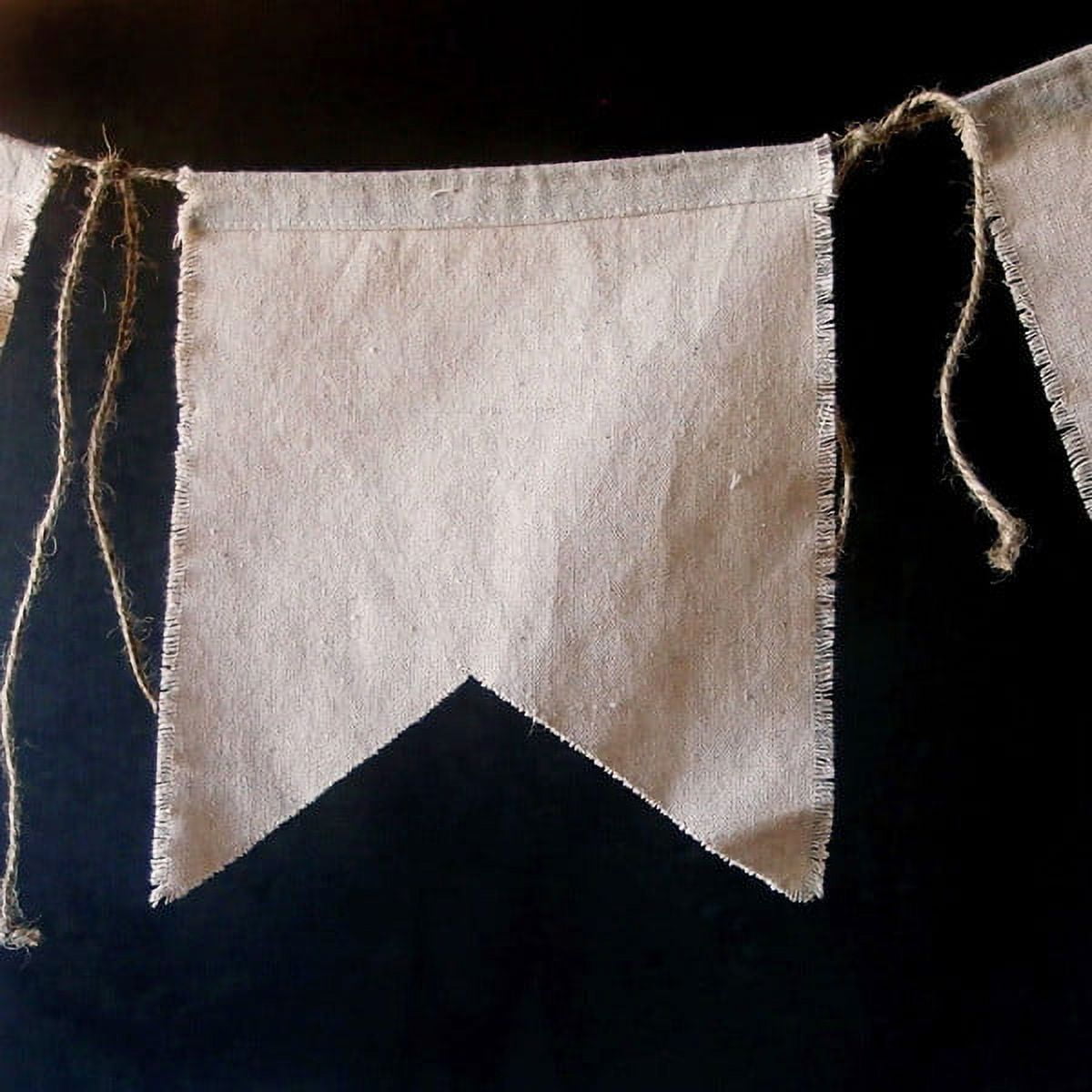 Firefly Imports Linen Swallow Rustic Fringed Edge Tail Banners, Pack of ...