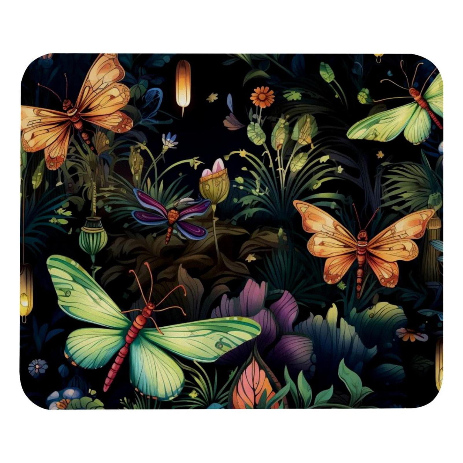 Firefly Insect Non-Slip Rubber Bottom Personalized Custom Square Desk ...
