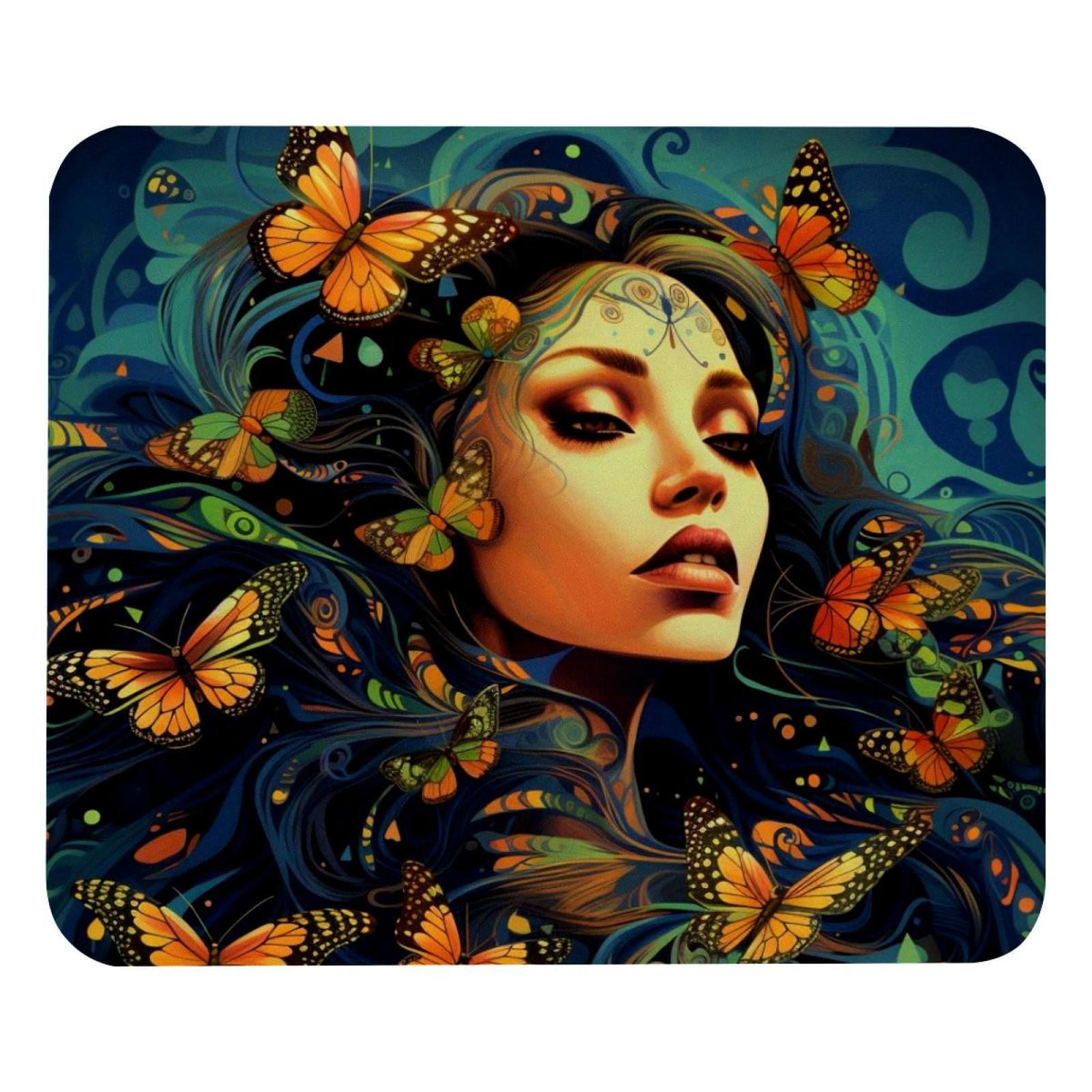 Firefly Insect Non-Slip Rubber Bottom Personalized Custom Square Desk ...