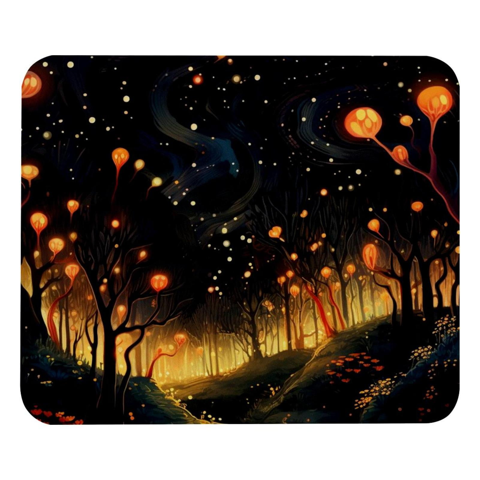 Firefly Insect Non-Slip Rubber Bottom Personalized Custom Square Desk ...