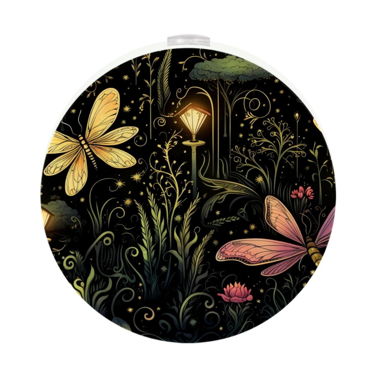 Firefly LED Round Night Light-2PCS: Compact and Energy-Efficient ...