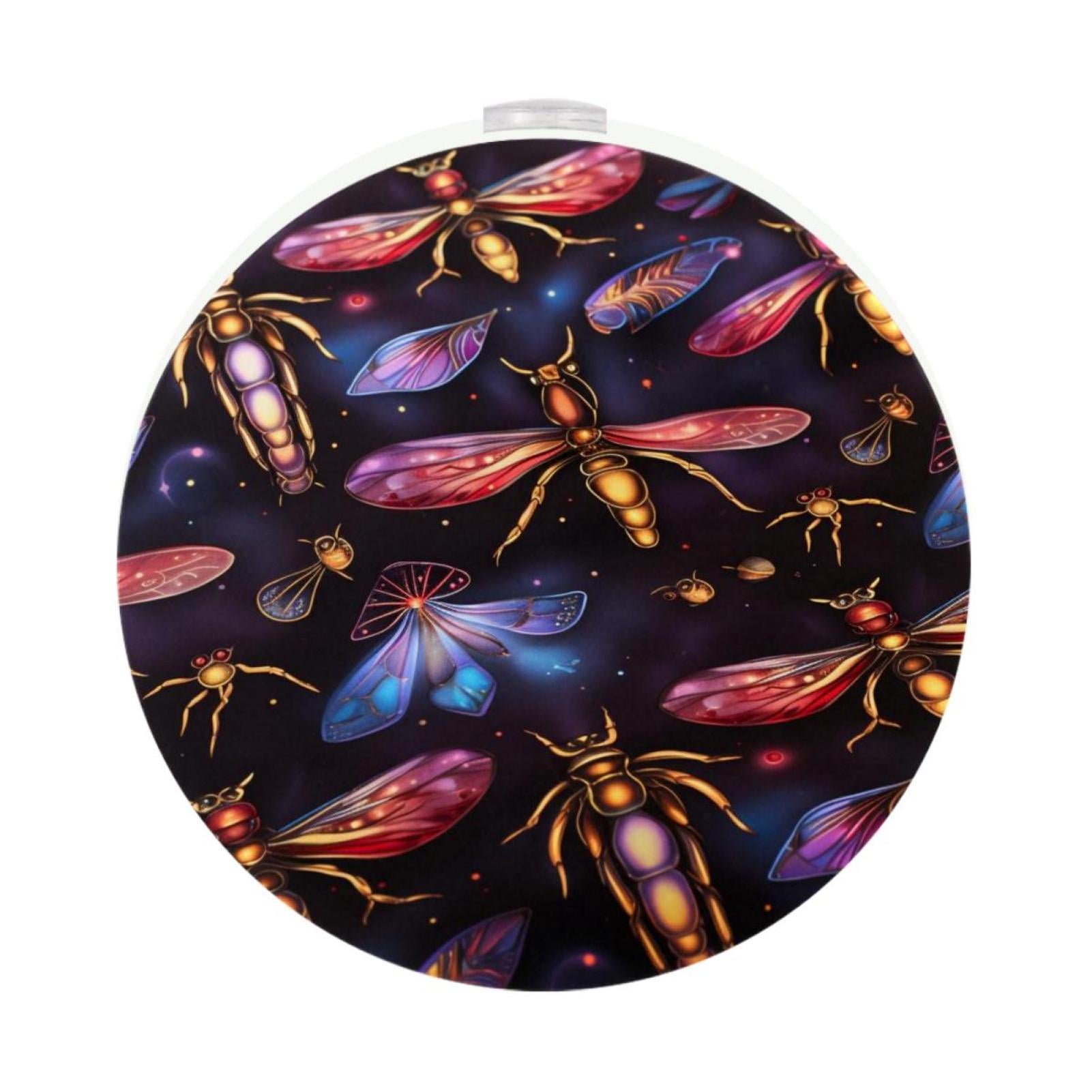 Firefly LED Round Night Light-2PCS: Compact and Energy-Efficient ...