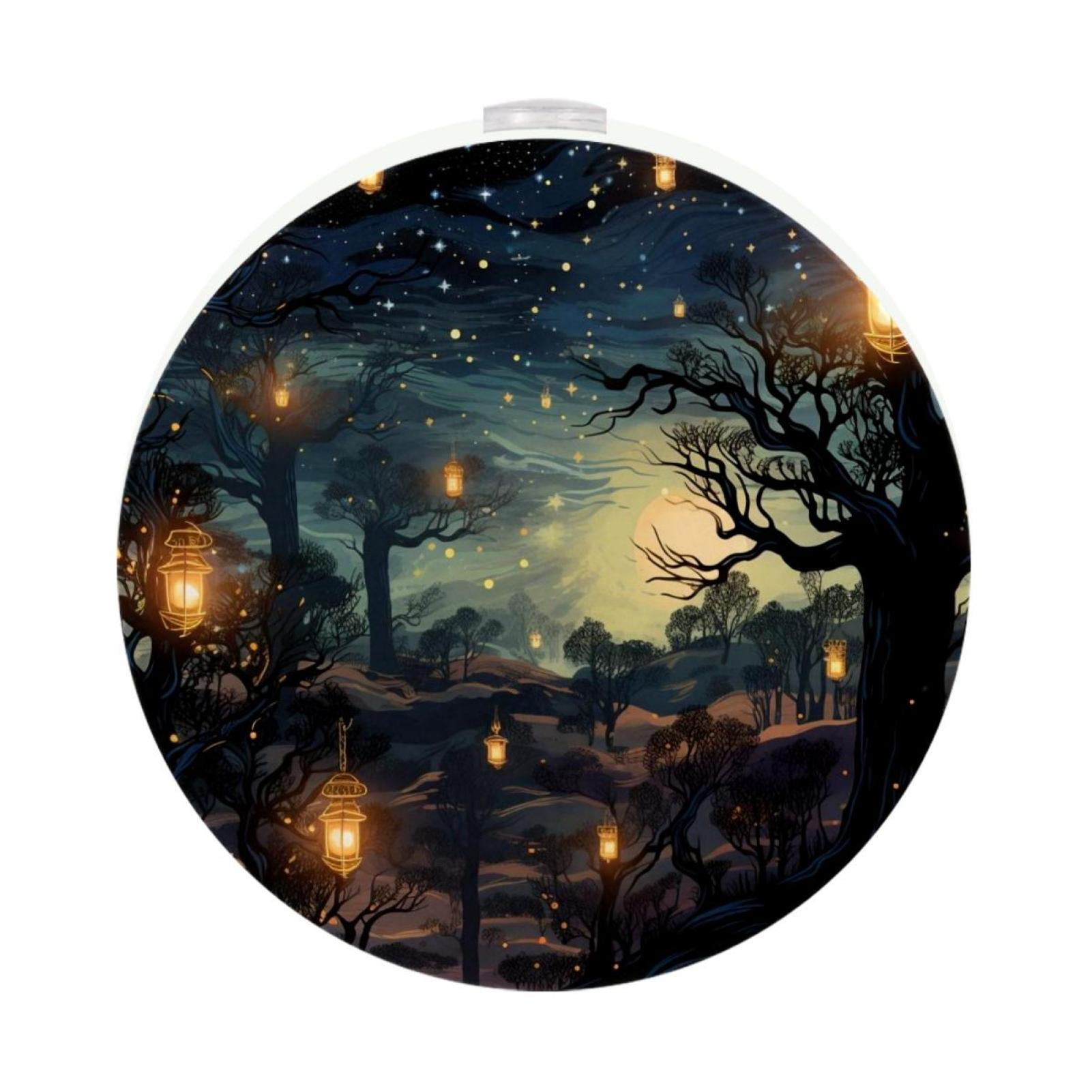 Firefly LED Round Night Light - 2PCS | Energy Saving Soft Glow Lamp ...