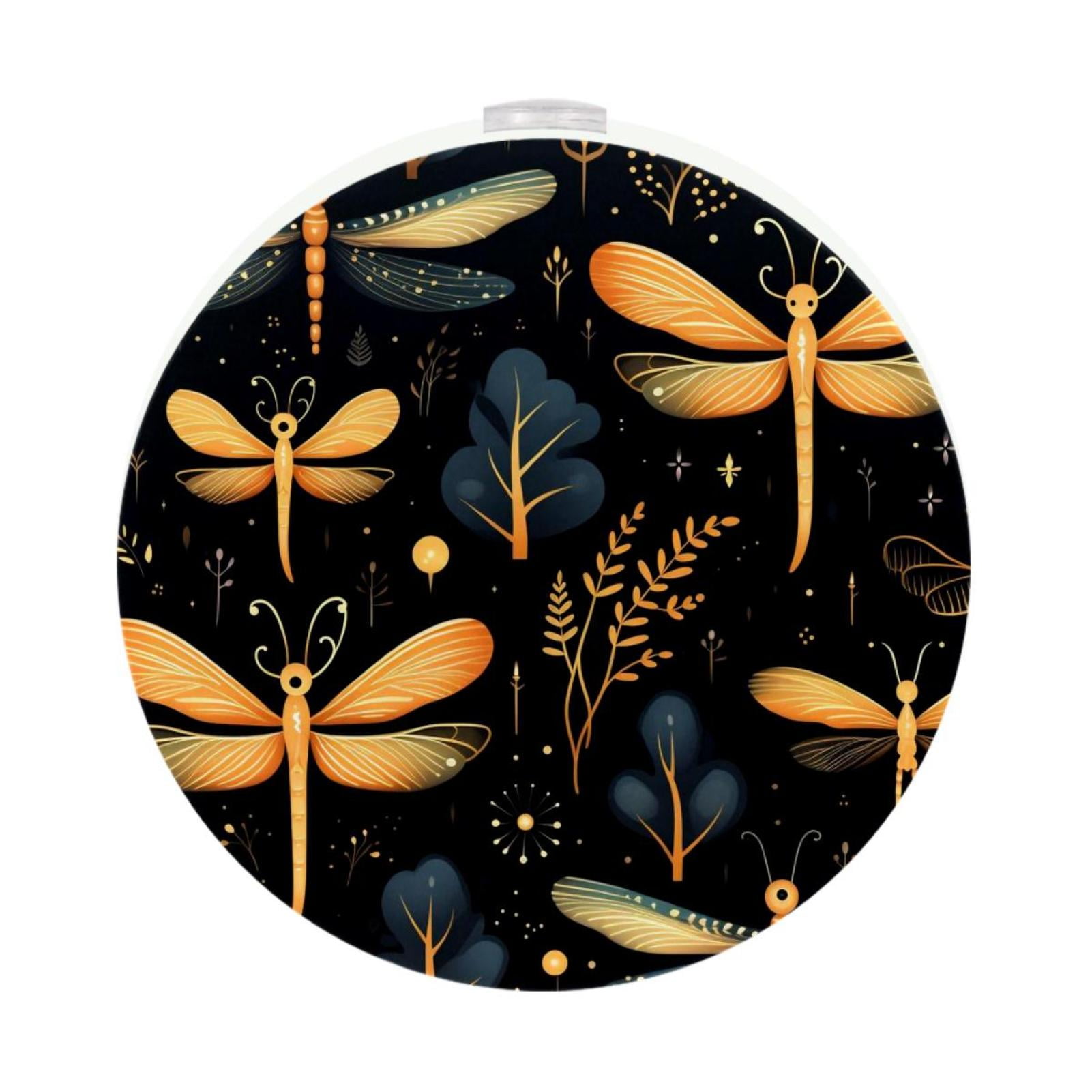 Firefly LED Round Night Light 2PCS - Motion Sensor Activated Soft Glow ...