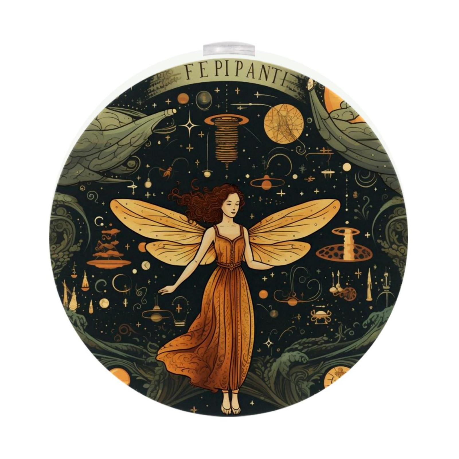 Firefly LED Round Night Light-2PCS Ultra Bright Candle Battery Powered ...