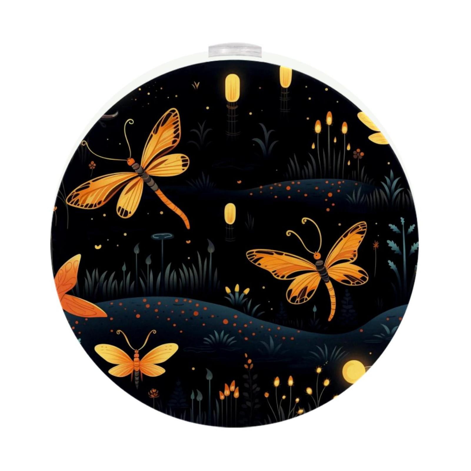 Firefly LED Round Night Light-2PCS: Wireless & Portable Small Lights ...