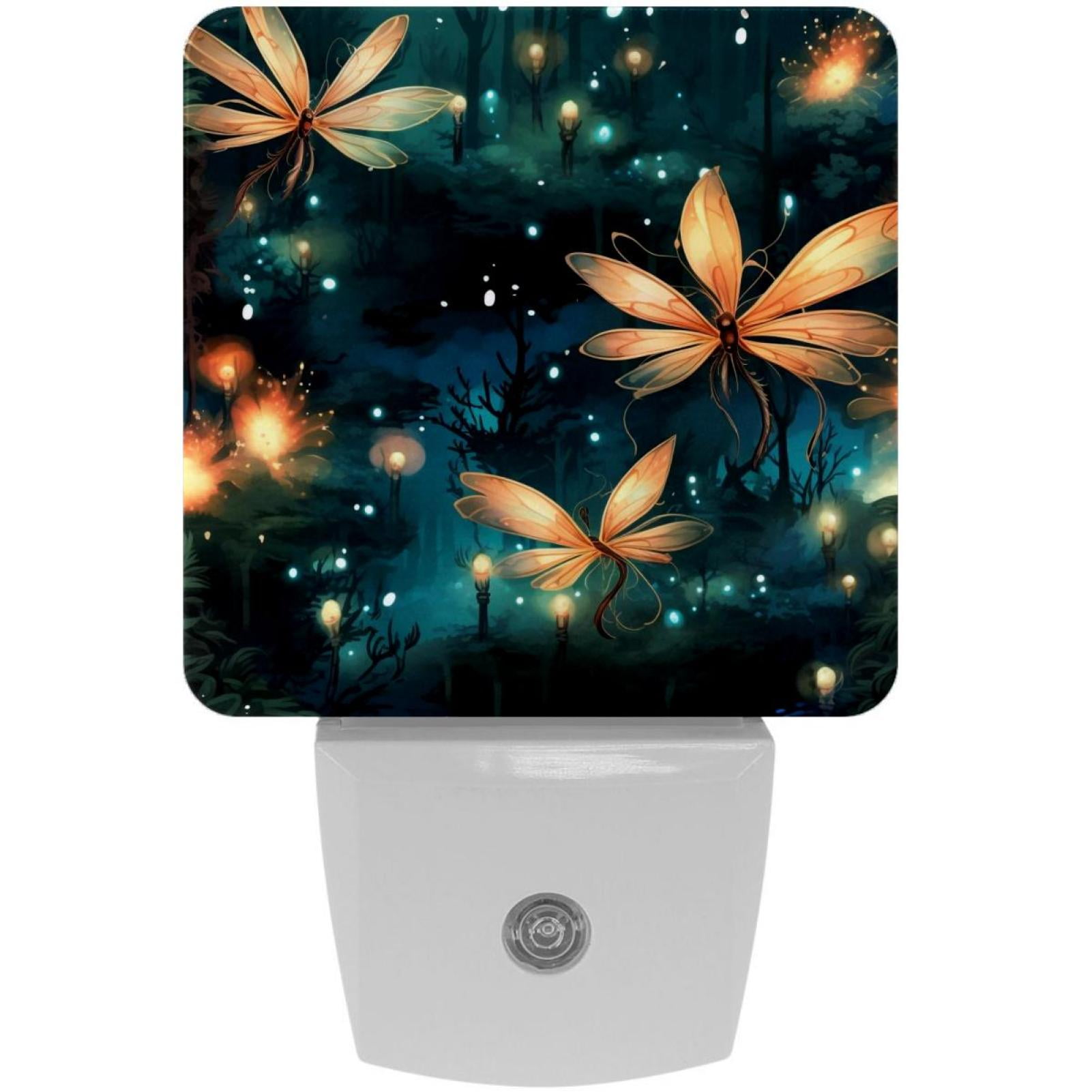 Firefly LED Square Night Lights - Modern Design, Soft Glow, Energy ...