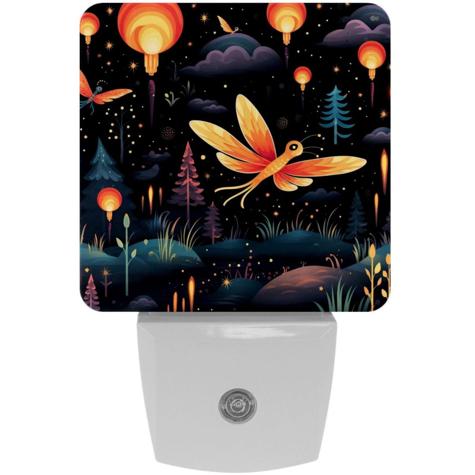 Firefly LED Square Night Lights - Modern Design, Soft Glow, Energy ...