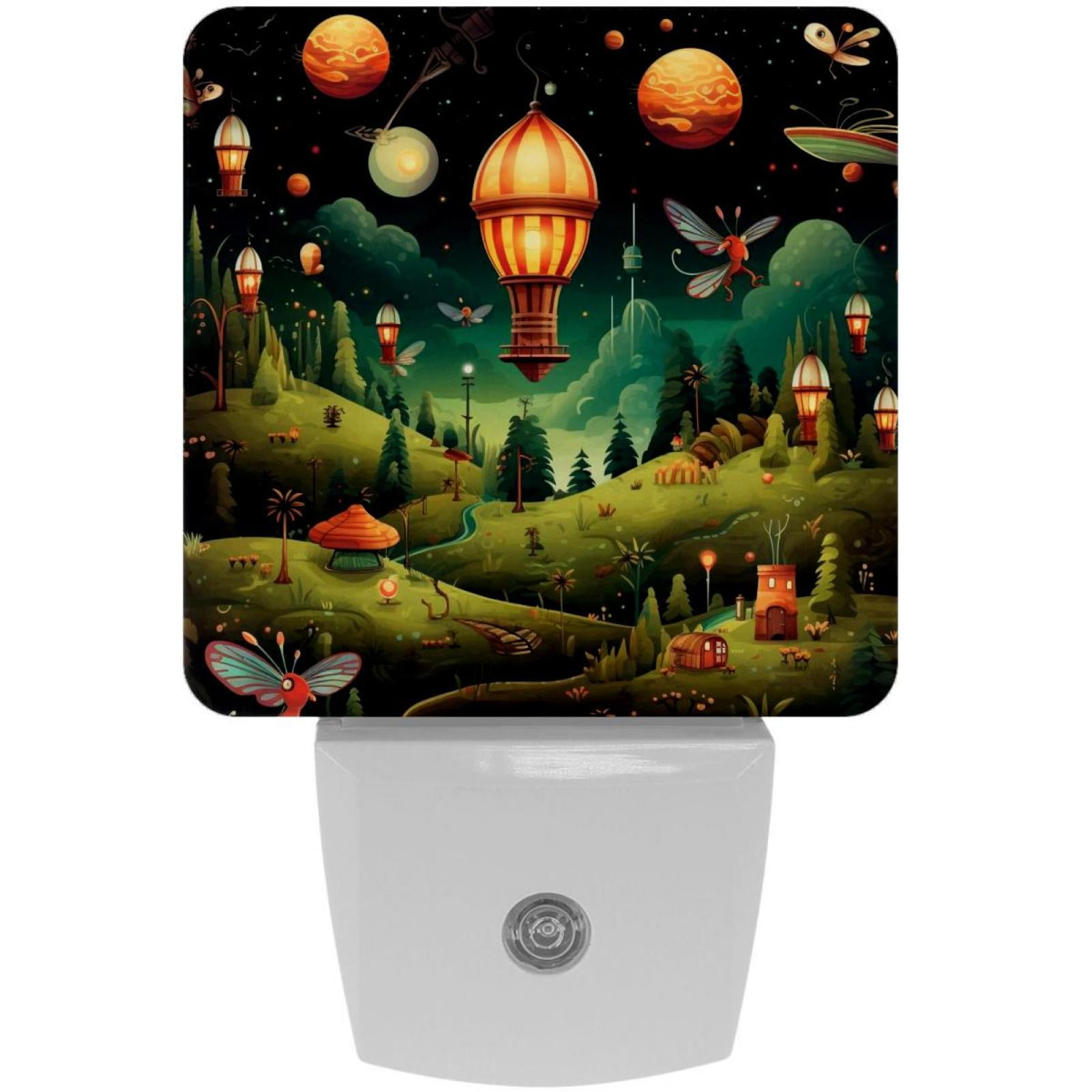 Firefly LED Square Night Lights - Stylish and Functional Nightlight for ...