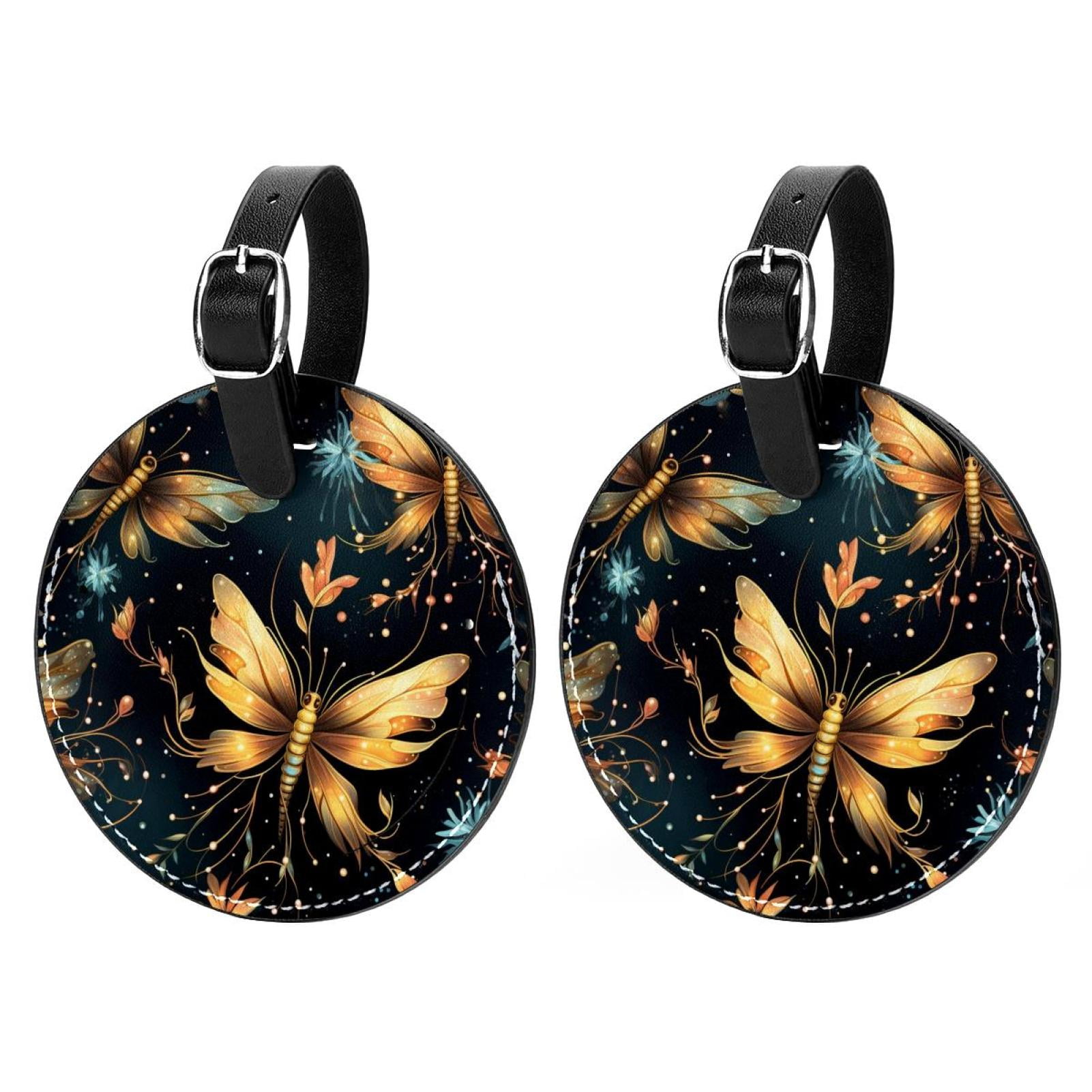 Firefly Li PU Leather Luggage Tags - Fashionable Travel Tag Set ...