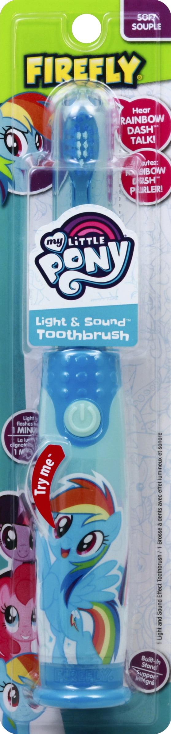 Firefly Light & Sound Kids Toothbrush - My Little Pony - Walmart.com