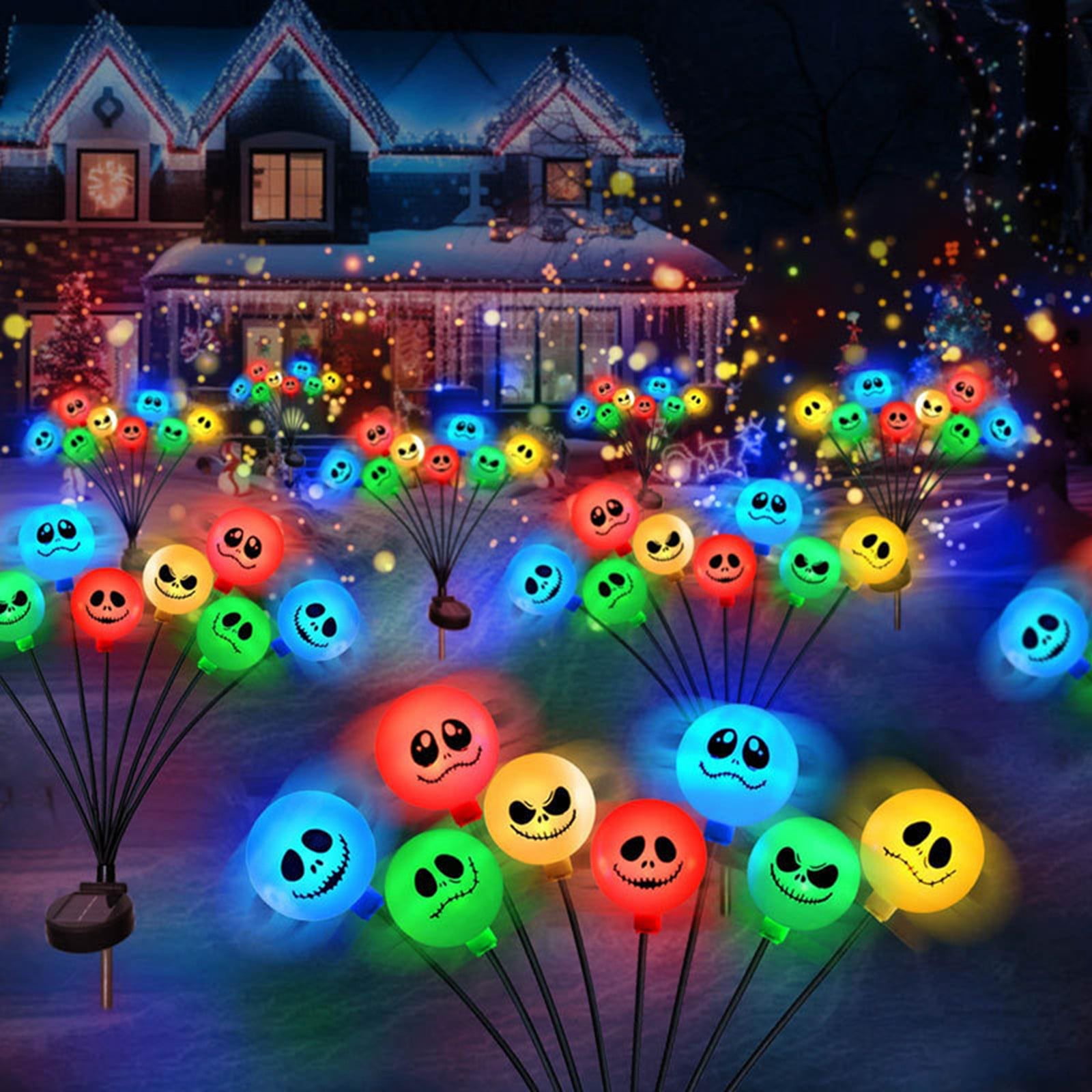 Firefly Lights Solar Outdoor Halloween Horror Eye Light Solar Outdoor ...