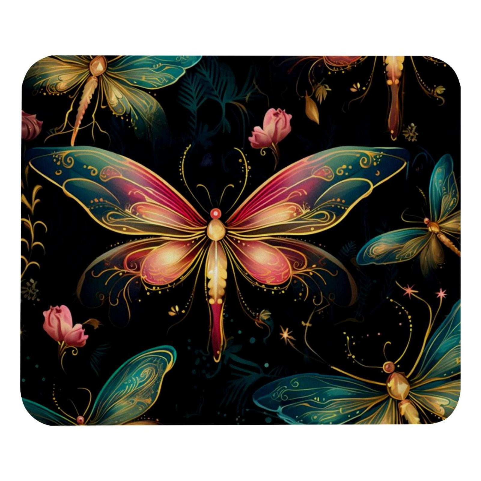 Firefly Mouse Pad, Rubber Base Computer Mouse Pads for Wireless Mouse ...