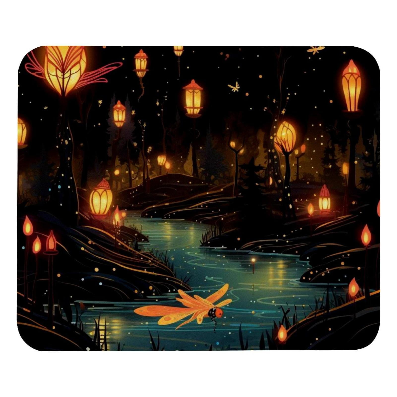 Firefly Mouse Pad for Wireless Mouse Home Office Desk Laptop with ...