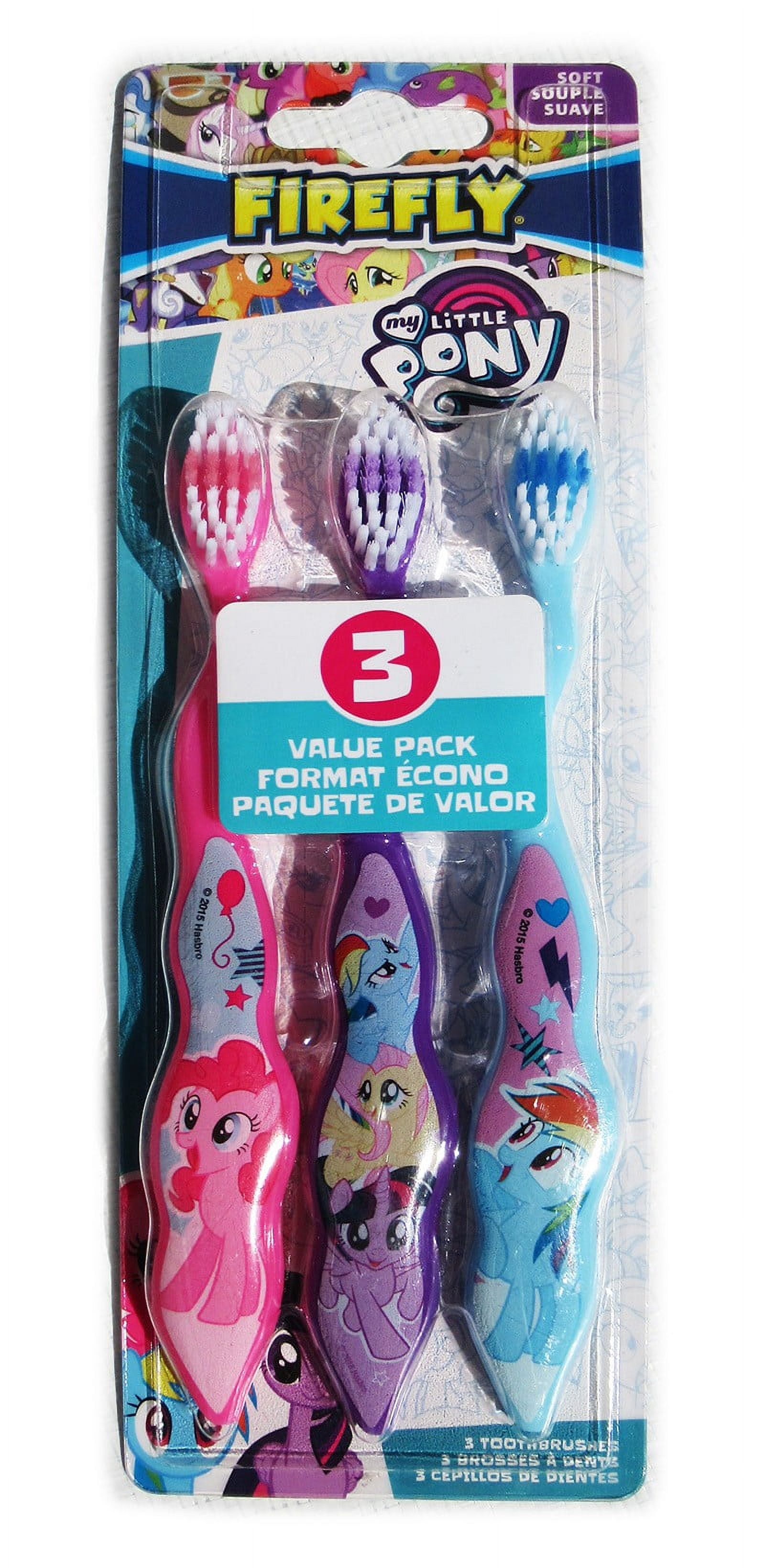 Firefly My Little Pony Toothbrush 3ct/pack For Kids Children - Walmart.com