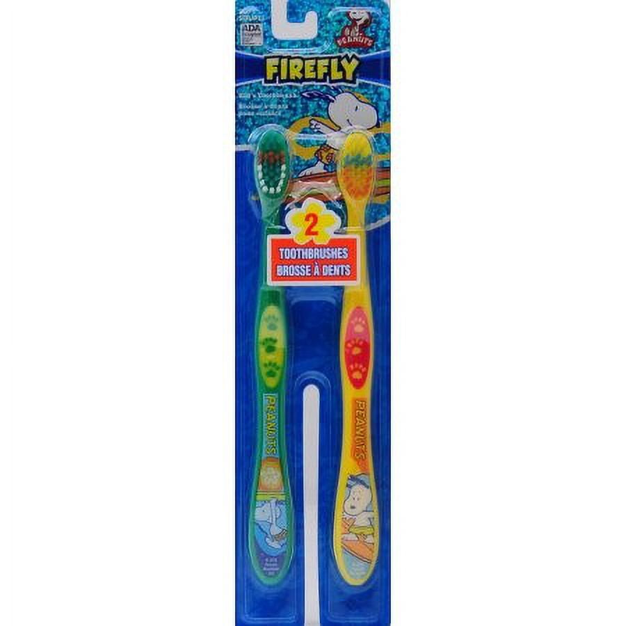 Firefly Peanuts Toothbrushes, Soft, 2 Ct - Walmart.com