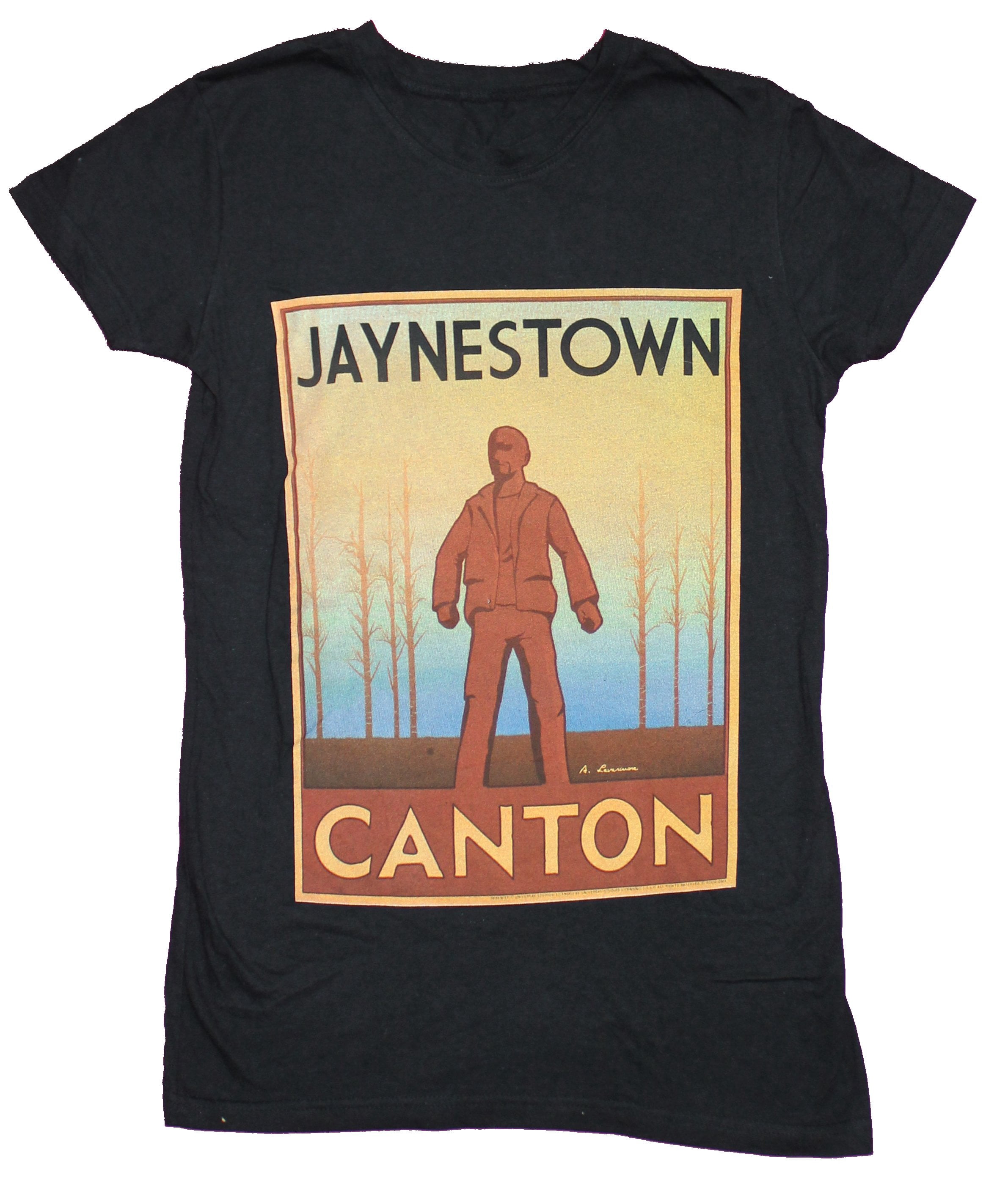 Firefly Serenity Girls Juniors T-Shirt - Jaynestown Canton Statue Image ...