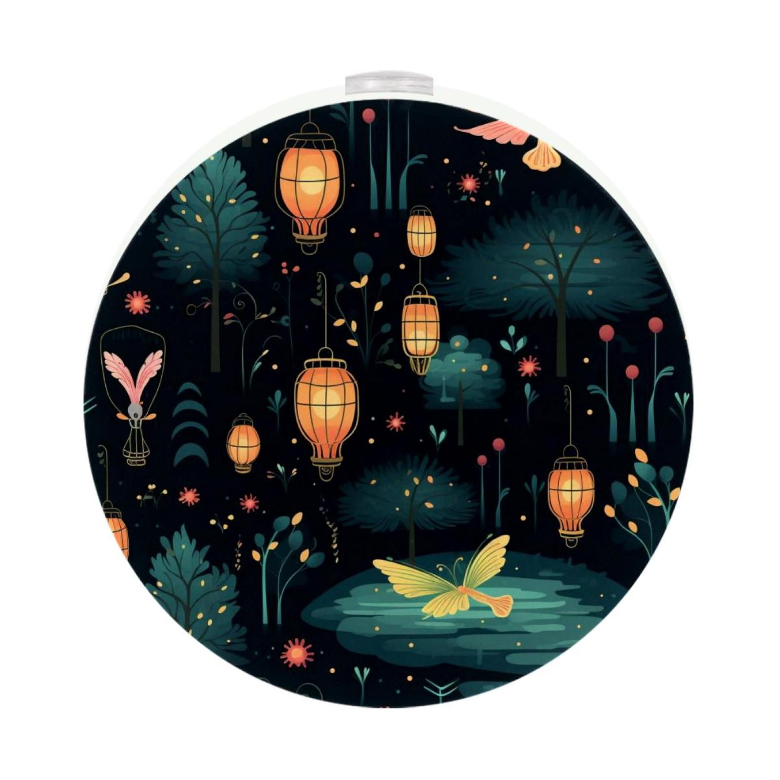 Firefly Set of 2 LED Round Night Lights for Brightening up your Space ...